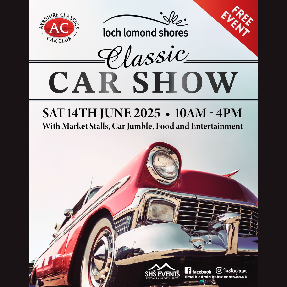 Loch Lomond Classic Car Show - Loch Lomond Shores